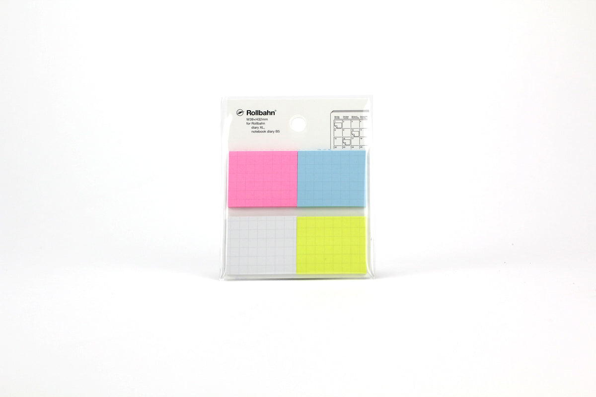 Rollbahn Four Color Sticky Notes | Aki Mori Shop