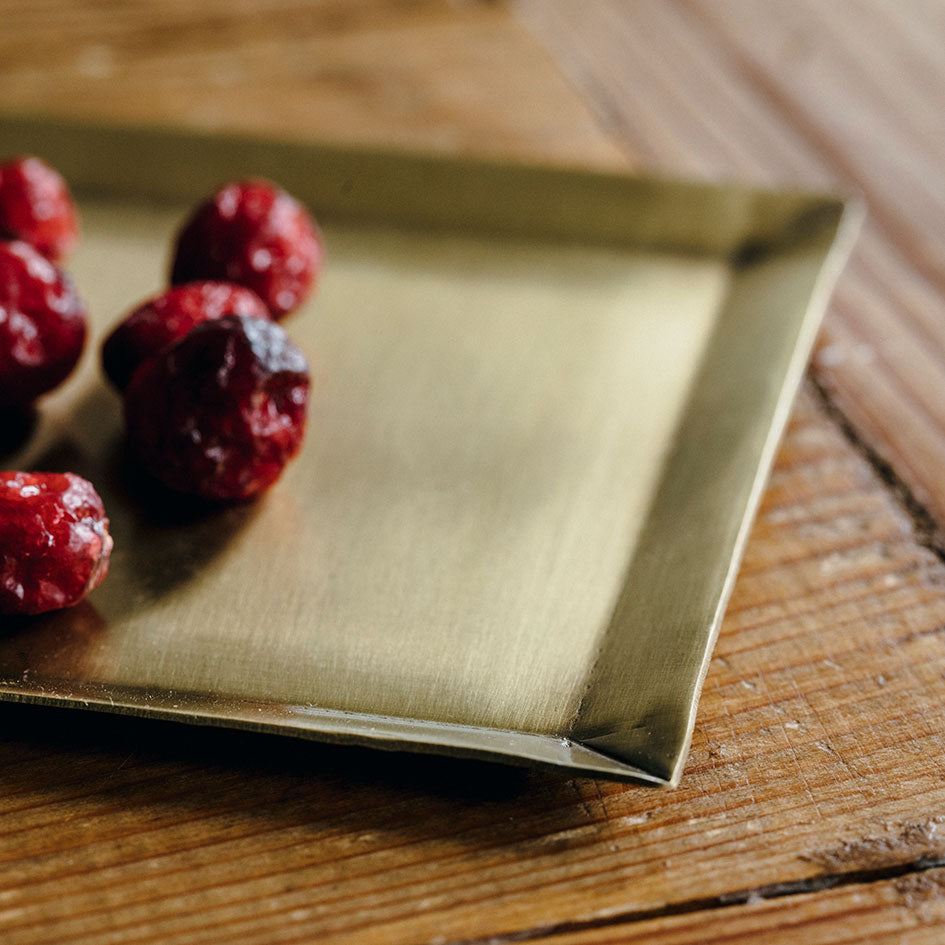 Brass Rectangle Plate | Aki Mori Shop